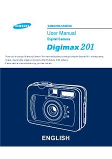 Samsung Digimax 201 Printed Manual