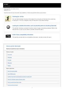Sony A7C Printed Manual