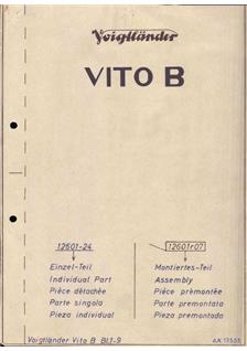Voigtlander Vito B Printed Manual