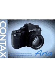 Contax Aria Printed Manual