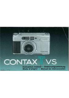 Contax Tvs Printed Manual