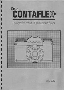 Zeiss Ikon Contaflex 3 Printed Manual