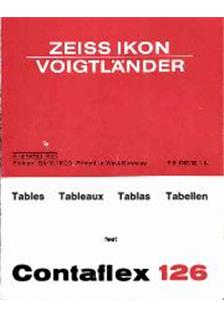 Zeiss Ikon Contaflex 126 Printed Manual