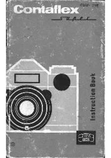 Zeiss Ikon Contaflex Super Printed Manual