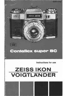 Zeiss Ikon Contaflex Super BC Printed Manual