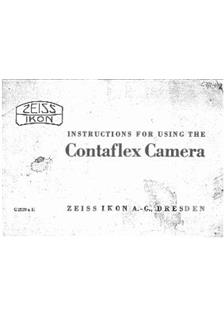 Zeiss Ikon Contaflex TLR Printed Manual